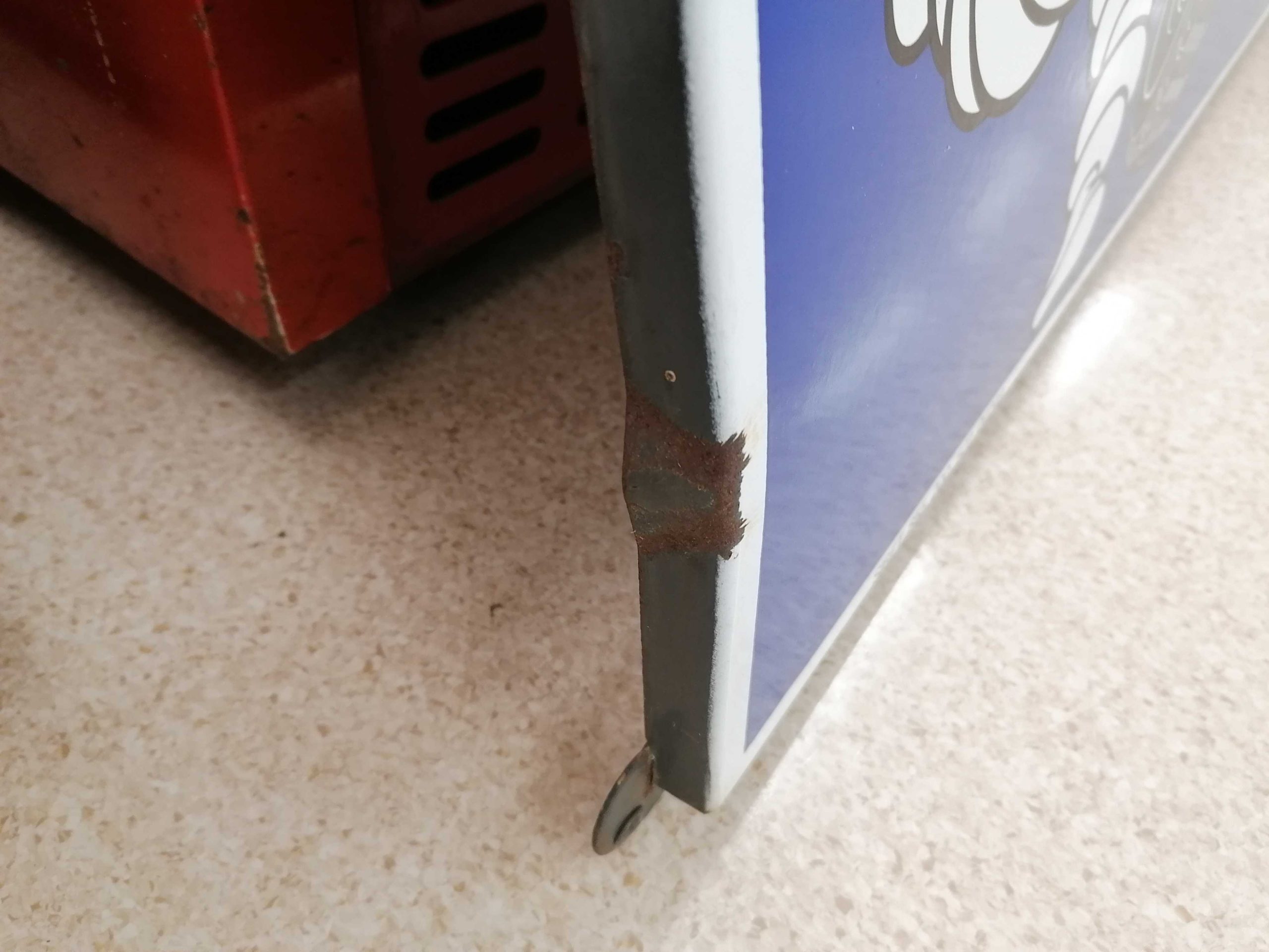 Michelin iso pelti kyltti 1981 / Michelin big sign 1981