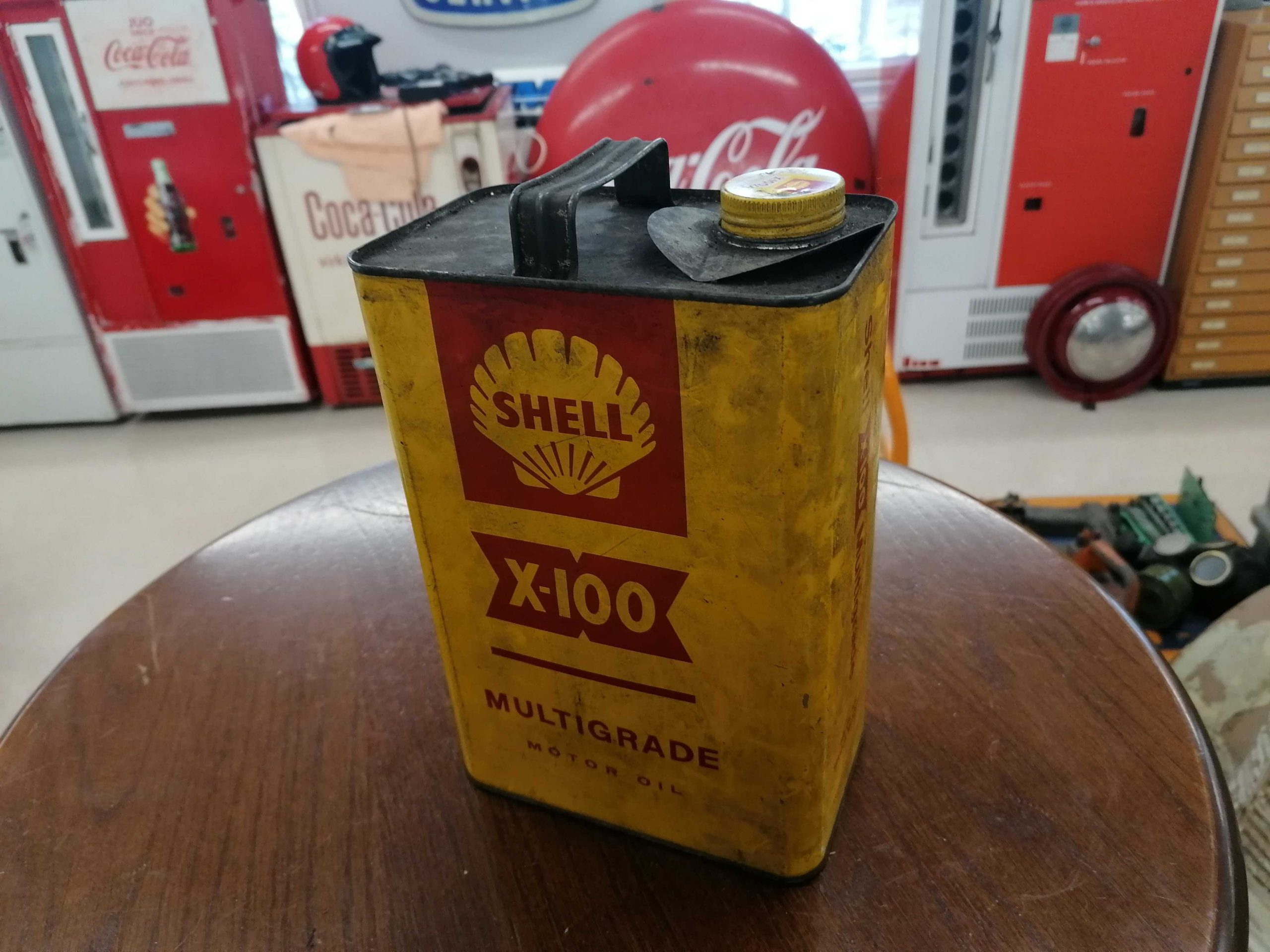 Shell X100 öljykanisteri / Shell X100 oil can